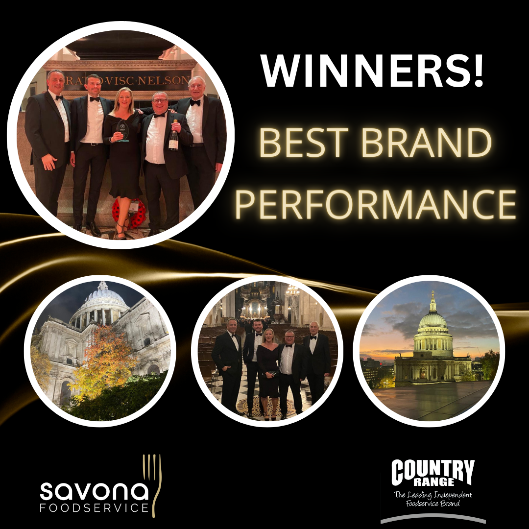 Award Win! Best Brand Performance | Savona Foodservice